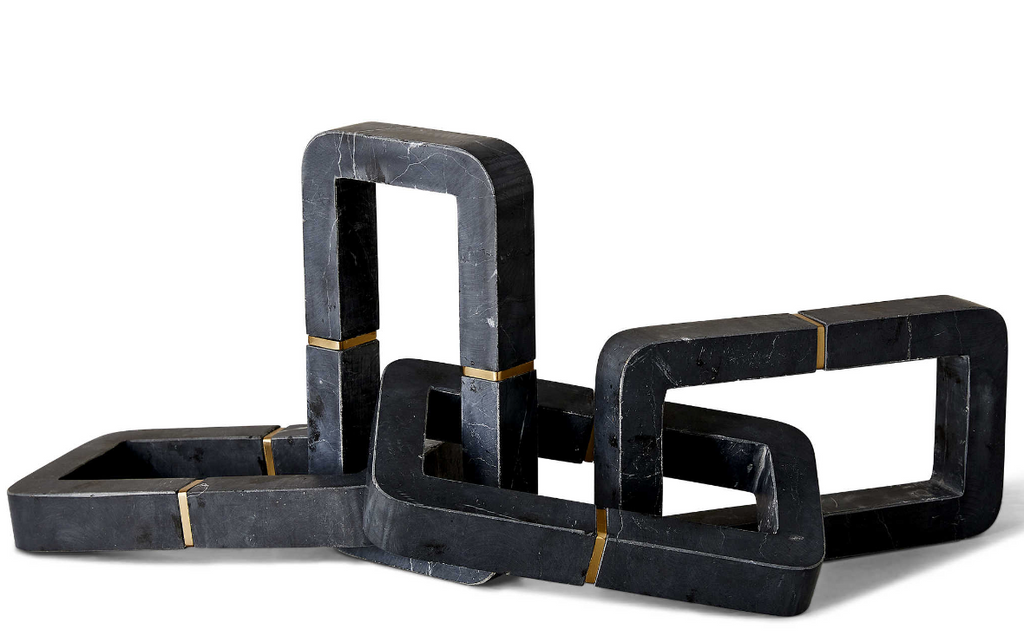 CHAIN FOUR - WHITE MARBLE – Whiteline Designs